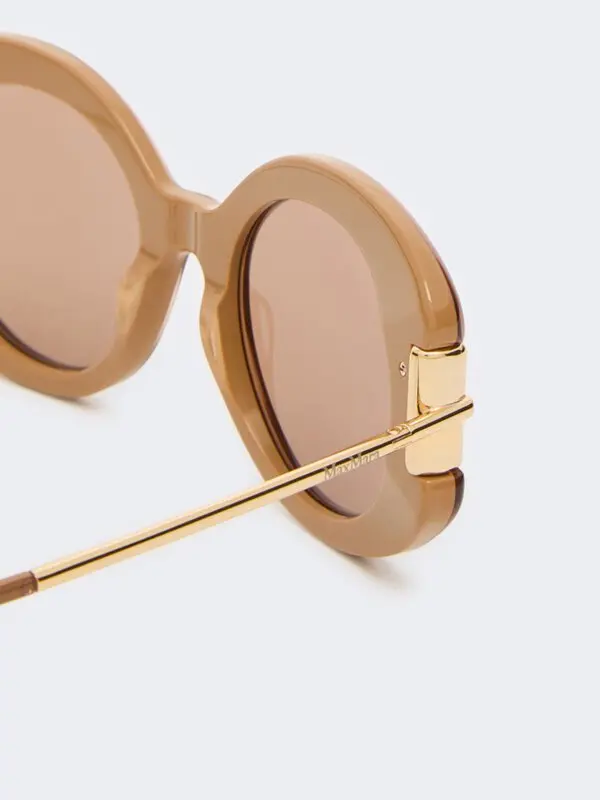 Max Mara Round Acetate Glasses