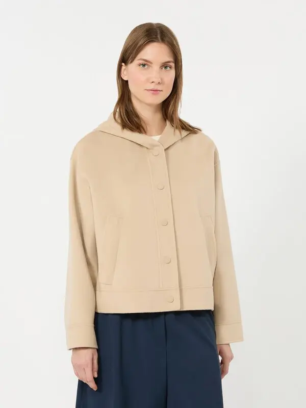 Max Mara Double Wool Hooded Jacket