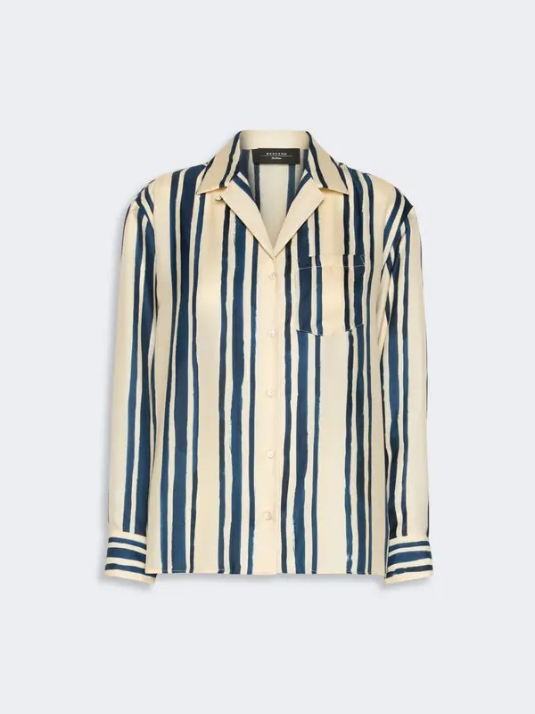 Max Mara Printed Silk Shirt