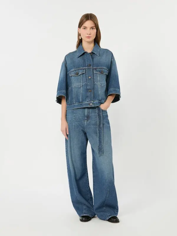 Max Mara Wide-fit Cotton Denim Jeans