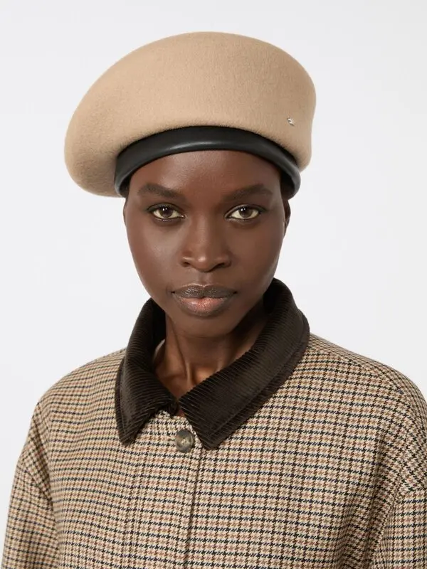 Max Mara Wool Felt Beret