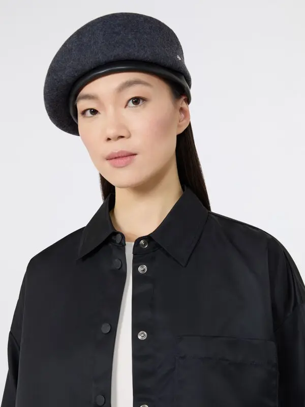 Max Mara Wool Felt Beret