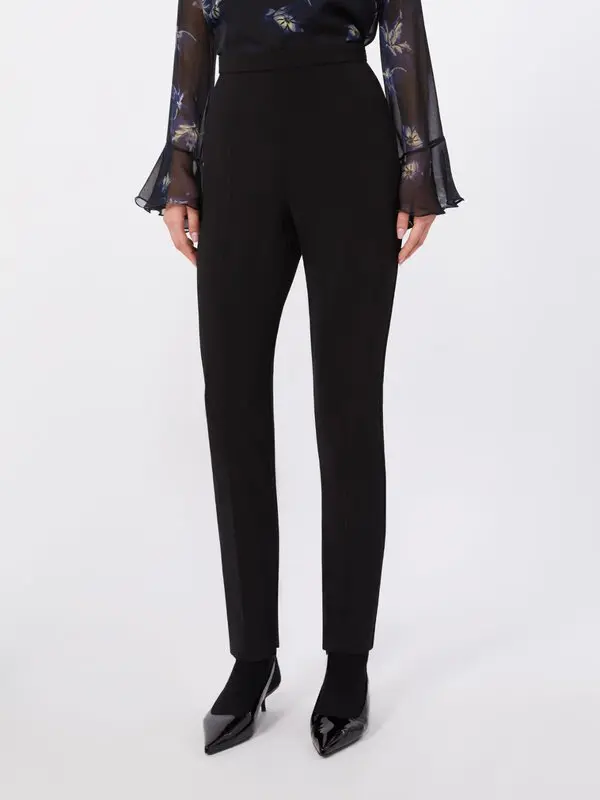 Max Mara Slim-fit Stretch Cady Trousers