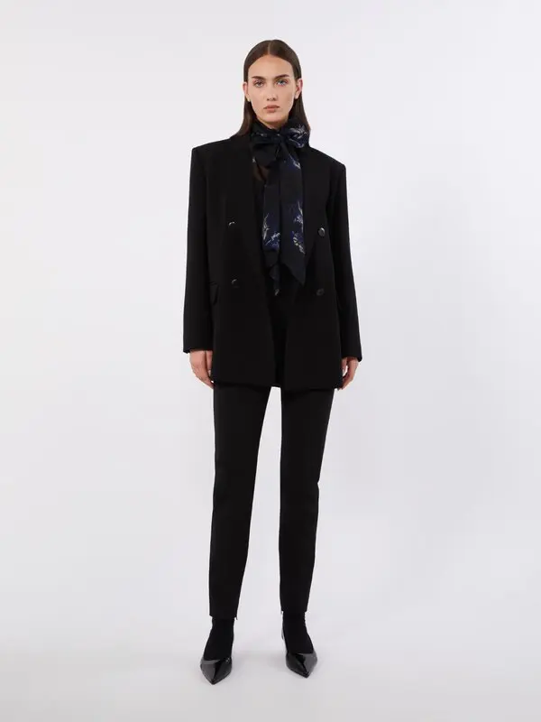 Max Mara Slim-fit Stretch Cady Trousers