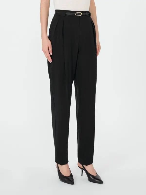 Max Mara Technical Cady Carrot-fit Trousers