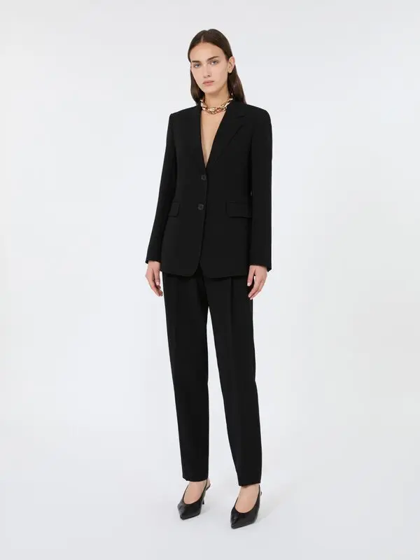 Max Mara Technical Cady Carrot-fit Trousers
