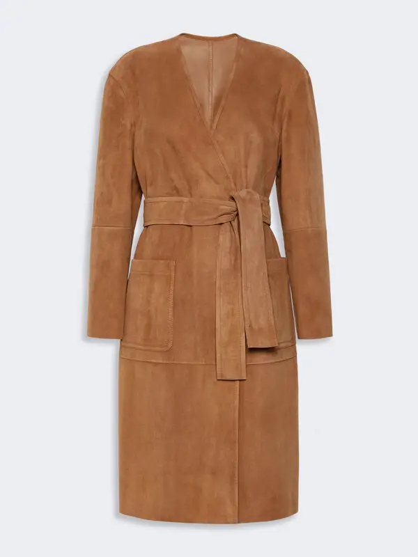 Max Mara Suede Duster Coat