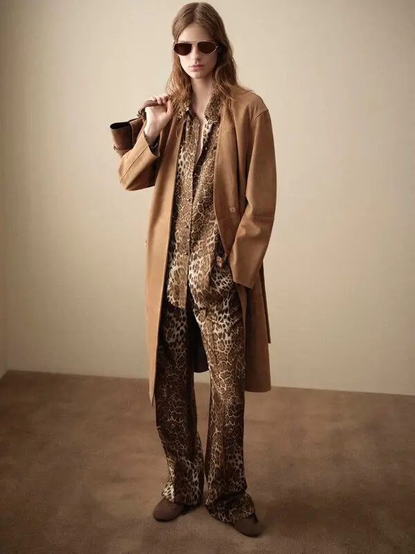 Max Mara Suede Duster Coat