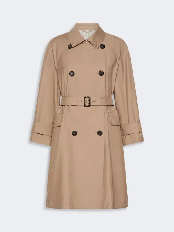 Max Mara Double-breasted Water-repellent Twill Trench Coat