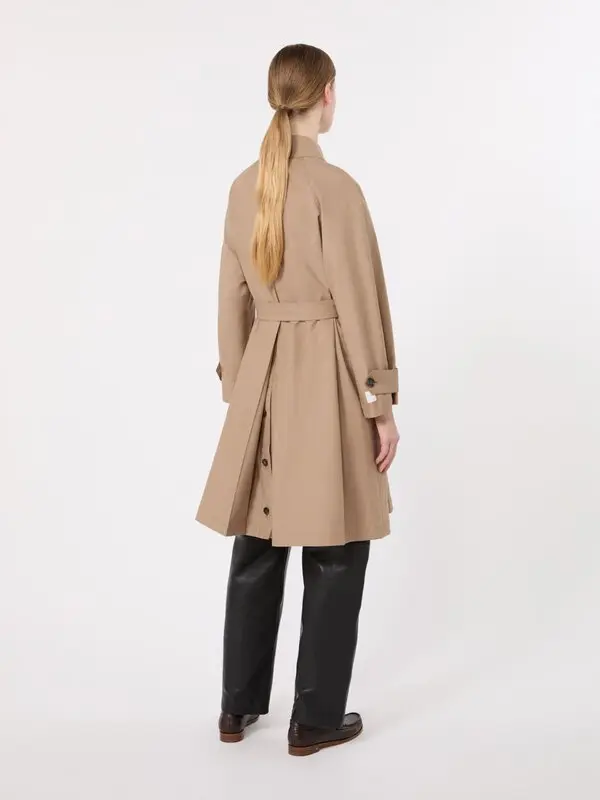 Max Mara Double-breasted Water-repellent Twill Trench Coat