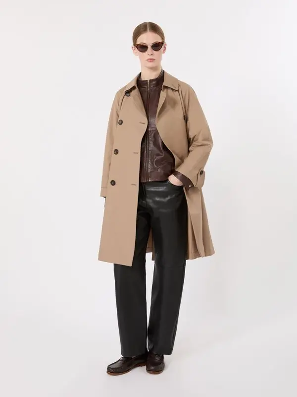 Max Mara Double-breasted Water-repellent Twill Trench Coat