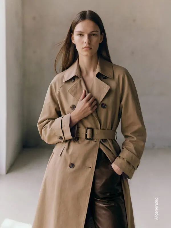 Max Mara Double-breasted Water-repellent Twill Trench Coat