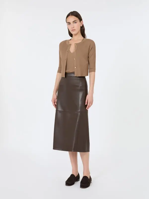 Max Mara Woollen Yarn Cropped Cardigan