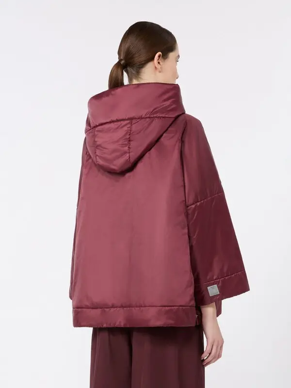 Max Mara Padded Hooded Jacket In Water-repellent Canvas