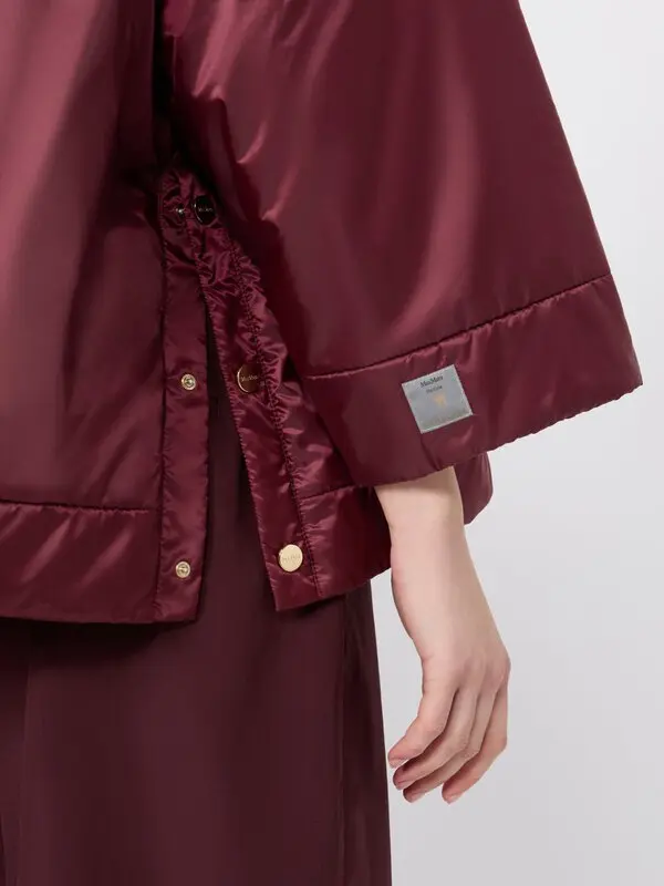 Max Mara Padded Hooded Jacket In Water-repellent Canvas