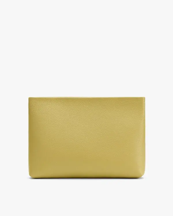 Cuyana Medium Zipper Pouch - Lime