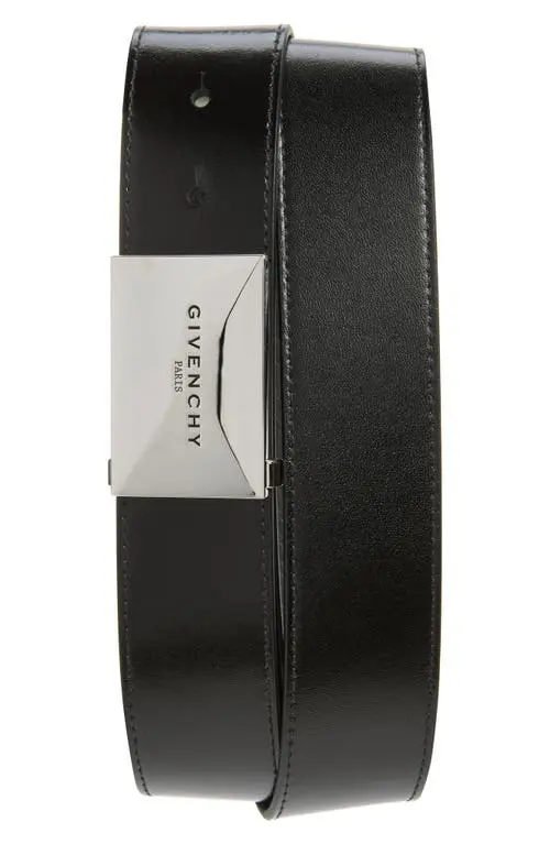 Givenchy Reversible Metal Plaque Belt
