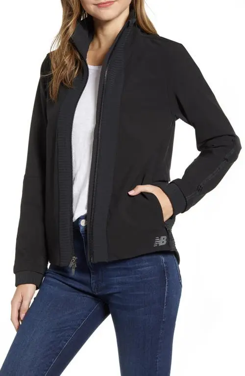 NEW BALANCE Q Speed Winterwatch Water Resistant Jacket - Black