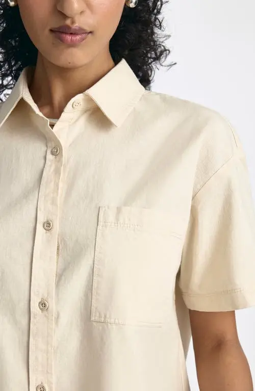 Brooklyn Industries Cotton & Hemp Button-up Shirt