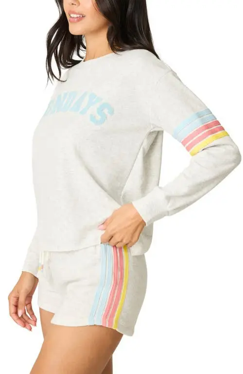 PJ Salvage Sunday Funday Pajama Sweatshirt