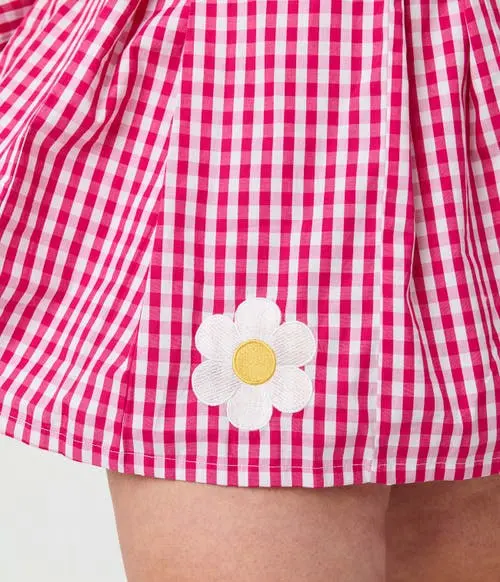 SMAK PARLOUR Pleated Skirted Romper With Pockets