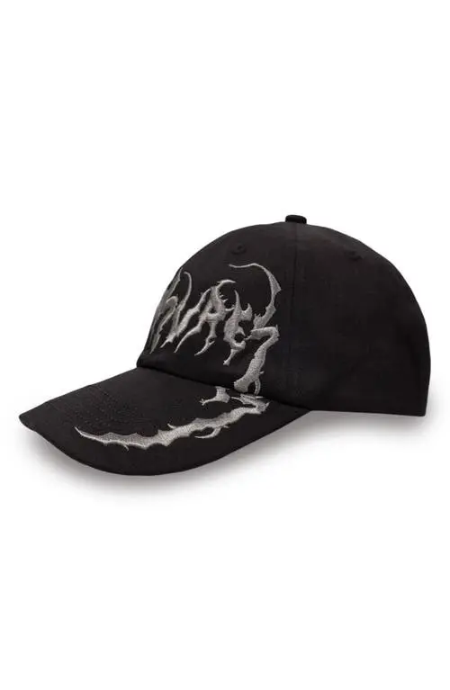 PLEASURES Claws Embroidered Baseball Cap
