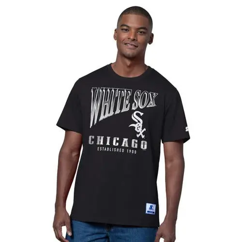 STARTER Heather Gray Chicago White Sox Two-pack T-shirt Set