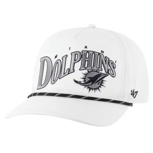 '47 Miami Dolphins Wave Speckle Hitch Rope Adjustable Hat