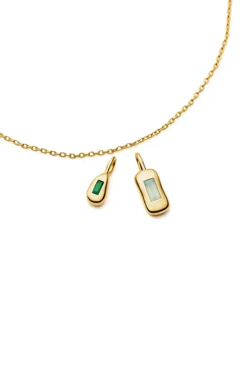 MISSOMA Molten Stone Bean Pendant Necklace