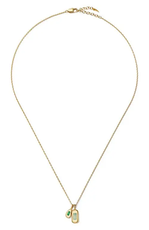 MISSOMA Molten Stone Bean Pendant Necklace