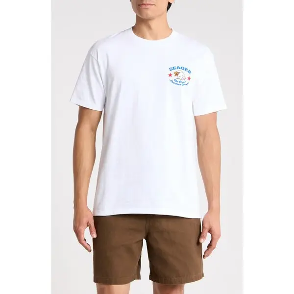 SEAGER CO Great American Dream Cotton Graphic T-shirt