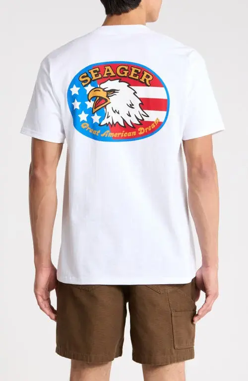 SEAGER CO Great American Dream Cotton Graphic T-shirt