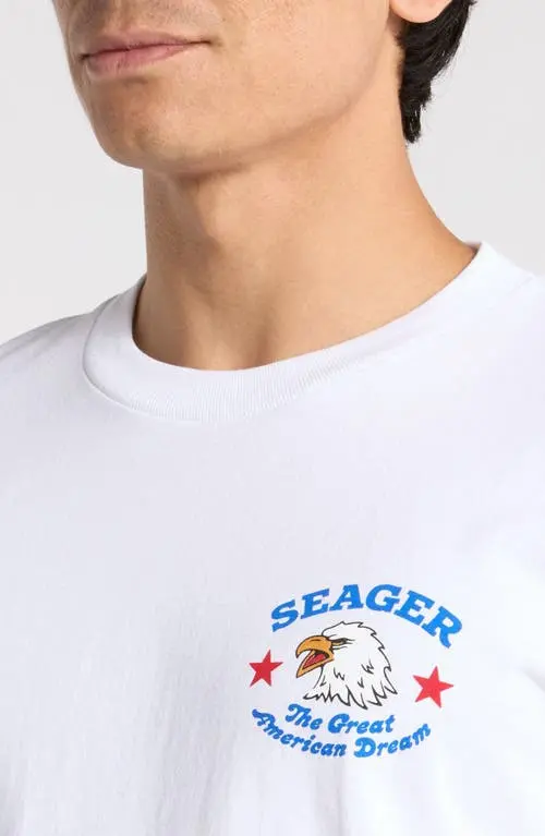 SEAGER CO Great American Dream Cotton Graphic T-shirt