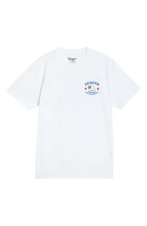 SEAGER CO Great American Dream Cotton Graphic T-shirt