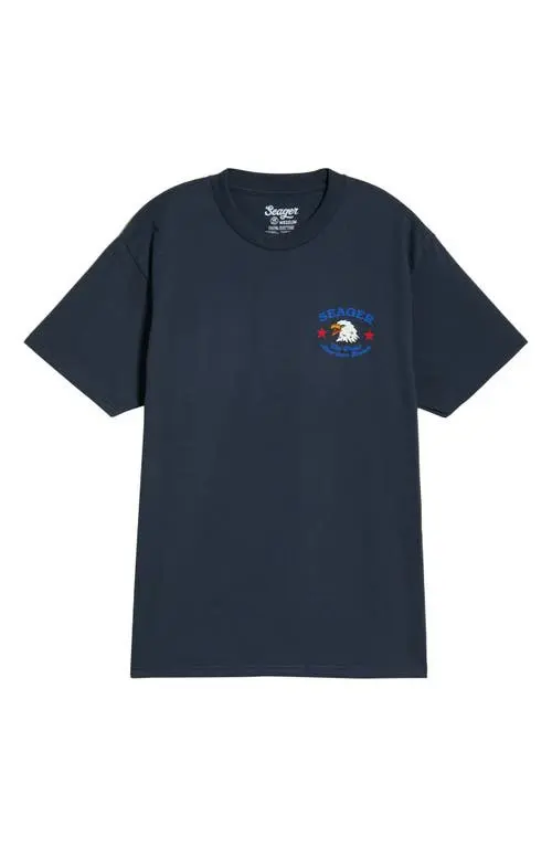 SEAGER CO Great American Dream Cotton Graphic T-shirt