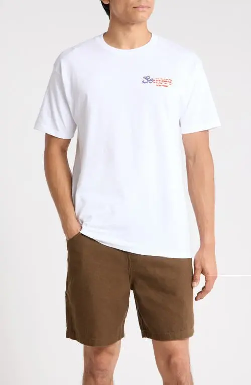 SEAGER CO Usa Russ Cotton Graphic T-shirt