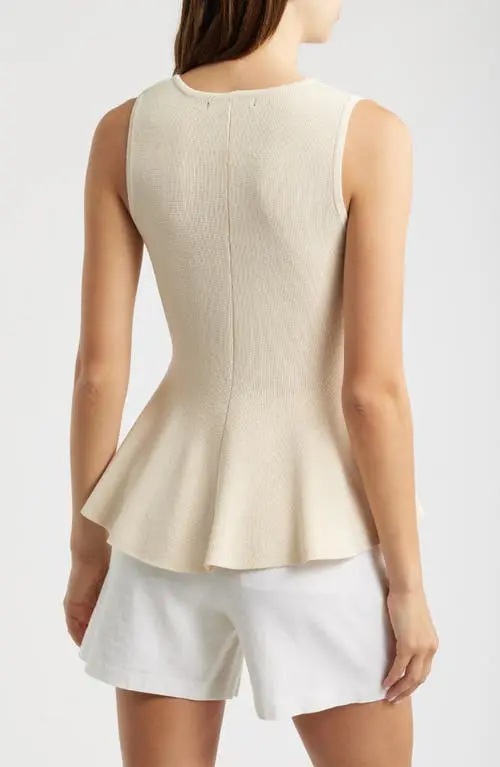 Deluc Puglia Knit Peplum Vest