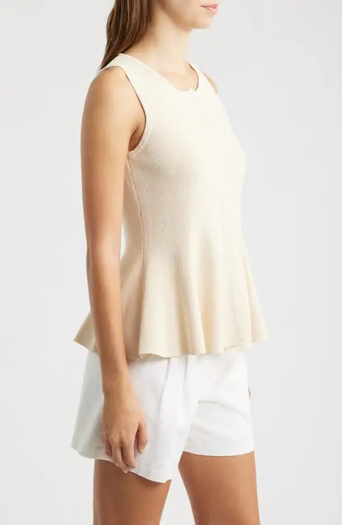 Deluc Puglia Knit Peplum Vest