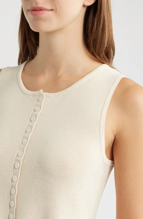Deluc Puglia Knit Peplum Vest
