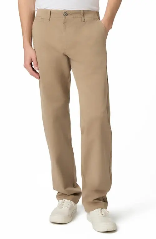 Paige Vincent Straight Leg Sateen Chinos - Farro