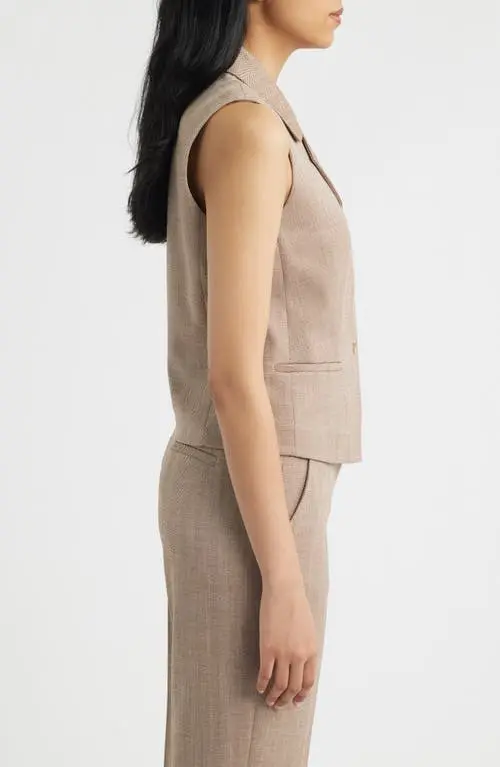 Anne Klein Herringbone Vest