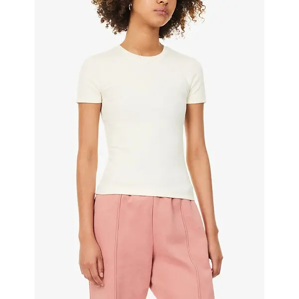 4TH & RECKLESS Alouette Longline Ribbed Cotton Baby T-shirt