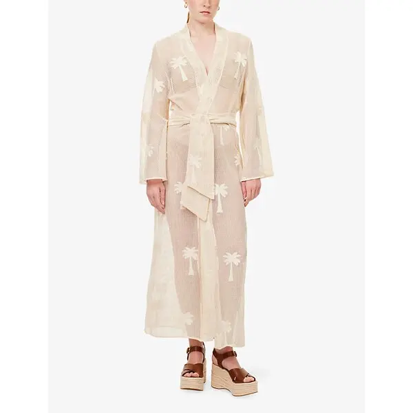 Johanna Ortiz Palm Soul Cotton Kimono