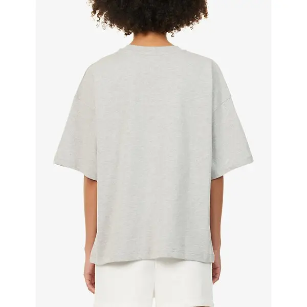 4TH & RECKLESS Brand-print Cotton T-shirt