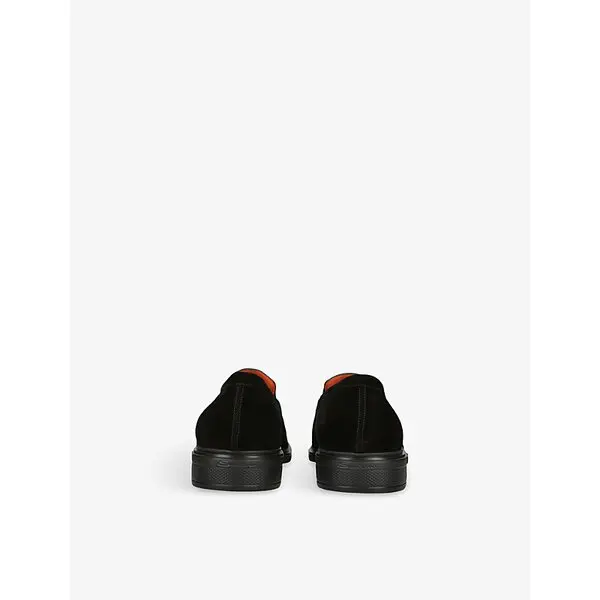 Santoni Easy Suede Loafers