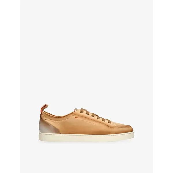 Santoni Monte Carlo Leather Trainers