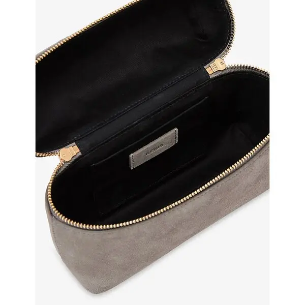 REISS Ines Vanity Suede Cross-body Bag