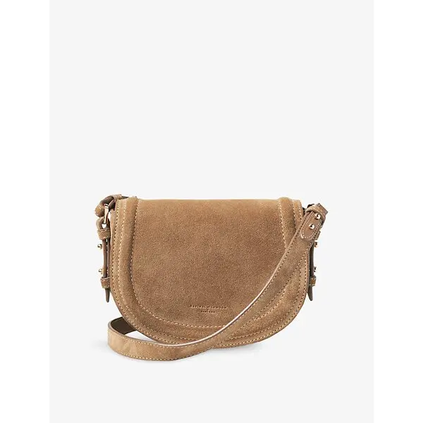 ASPINAL OF LONDON Stella Small Leather Cross-body Bag - Camel