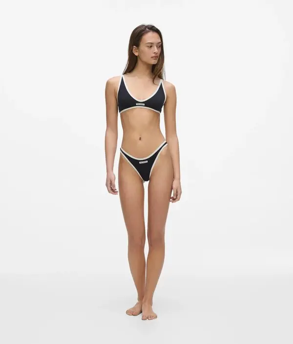 Karl Lagerfeld Monochrome Triangle Bra