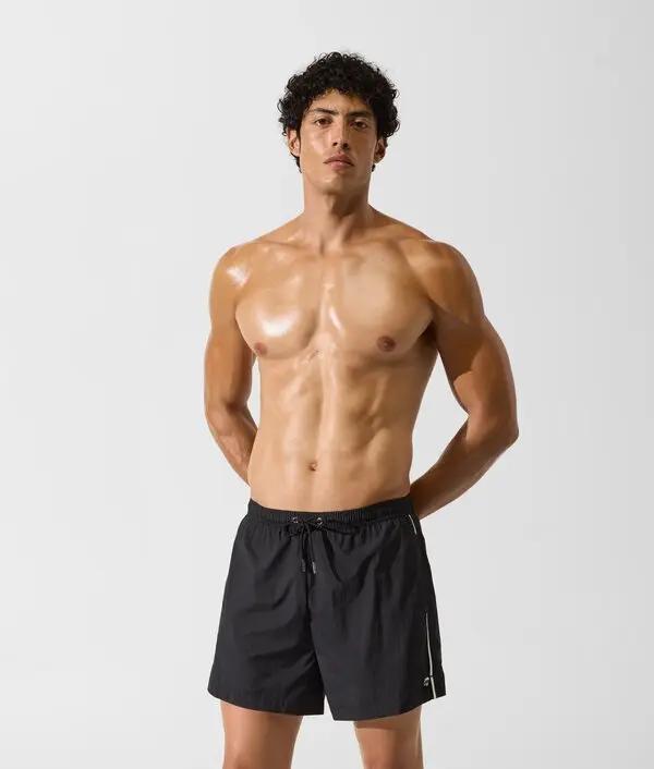 Karl Lagerfeld Ikon Ripstop Short Boardshorts - Black